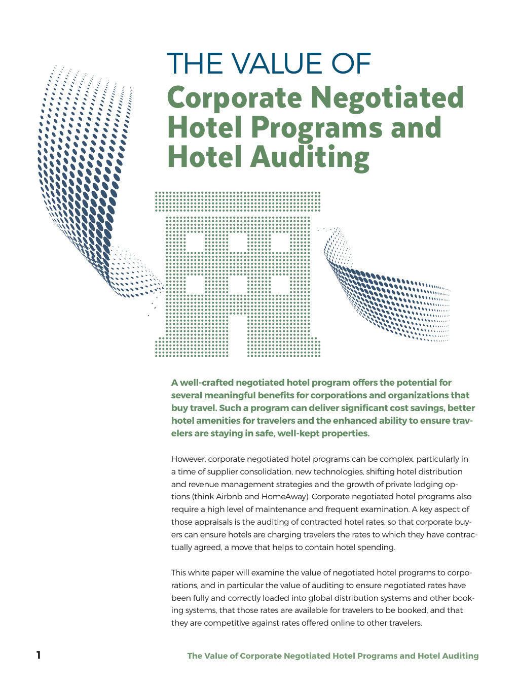 [Whitepaper] The Value of Corporate Negotiated Hotel Programs and Hotel ...
